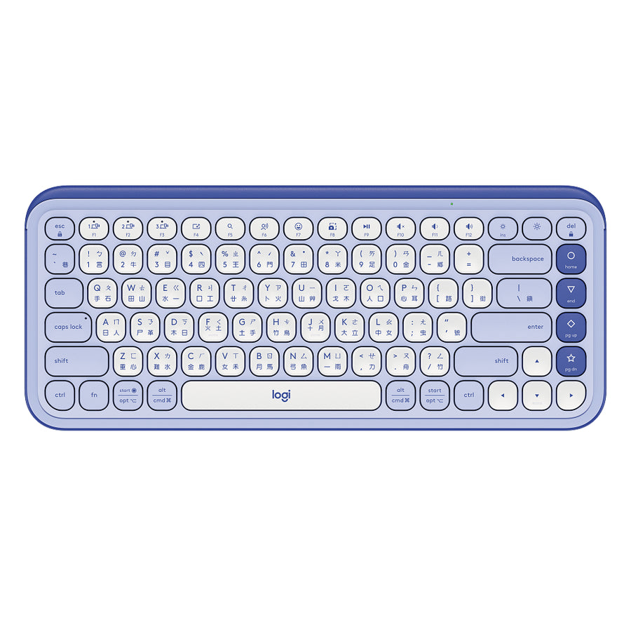 【618新客最高折350】Logitech POP ICON KEYS 無線藍牙鍵盤 – 羅技 Logi 網路旗艦店